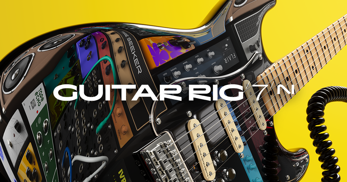 专业吉他效果器！Native Instruments Guitar Rig 7 Pro v7.0.2 WIN&MAC | 声音猎手